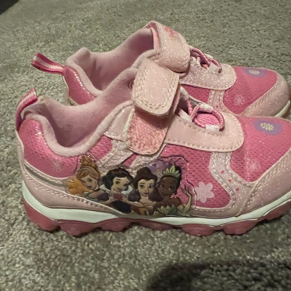 Disney | Shoes | Disney Princess Light Up Pink Kids Shoes | Poshmark